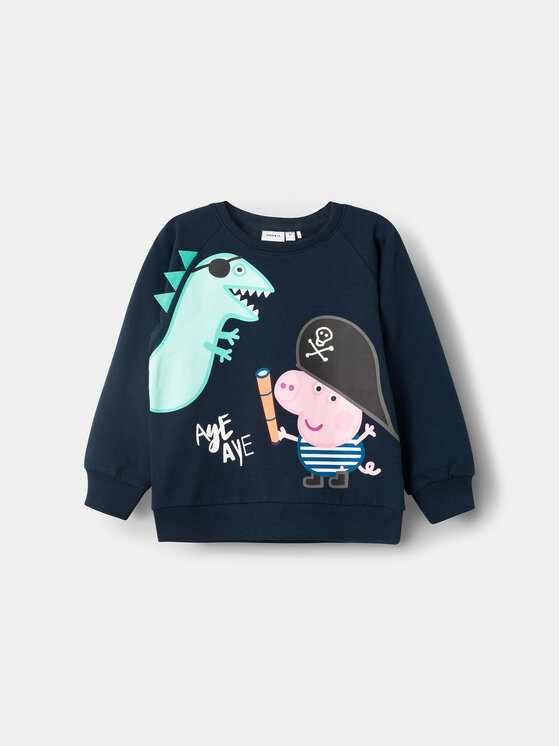 NAME IT Sweatshirt PEPPA PIG 13227655 Dunkelblau Regular Fit | Modivo.de