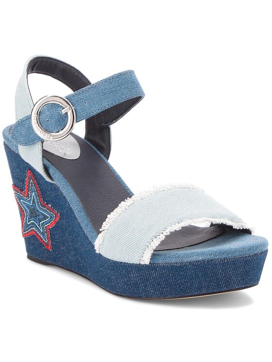 Desigual Sandale Virgo Denim Patch 18SSSD01 Plava | Modivo.hr