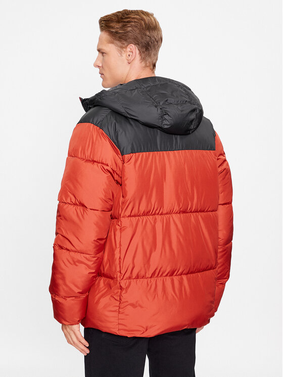 Columbia Kurtka zimowa Puffect™ Hooded Jacket 200841 Pomarańczowy Regular Fit | Modivo.pl