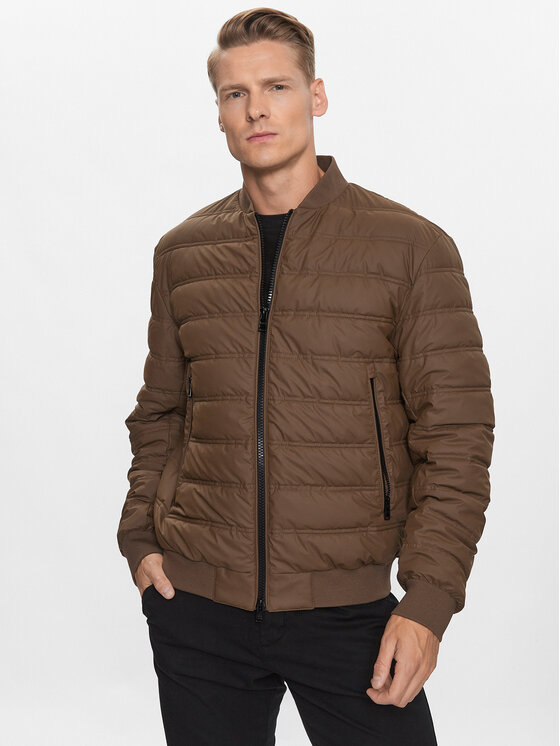 BOSS Geacă Caradoc 50493693 Maro Regular Fit | Modivo.ro