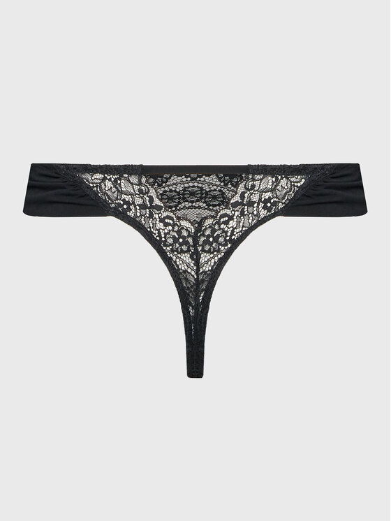 Etam Stringtanga Mystere 6535682 Schwarz | Modivo.de