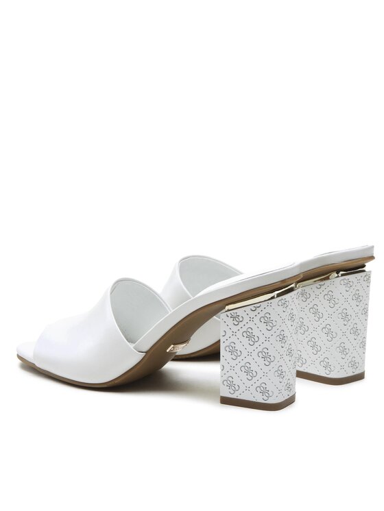 Guess Šľapky Yella FL6YEL LEA03 Biela | Modivo.sk