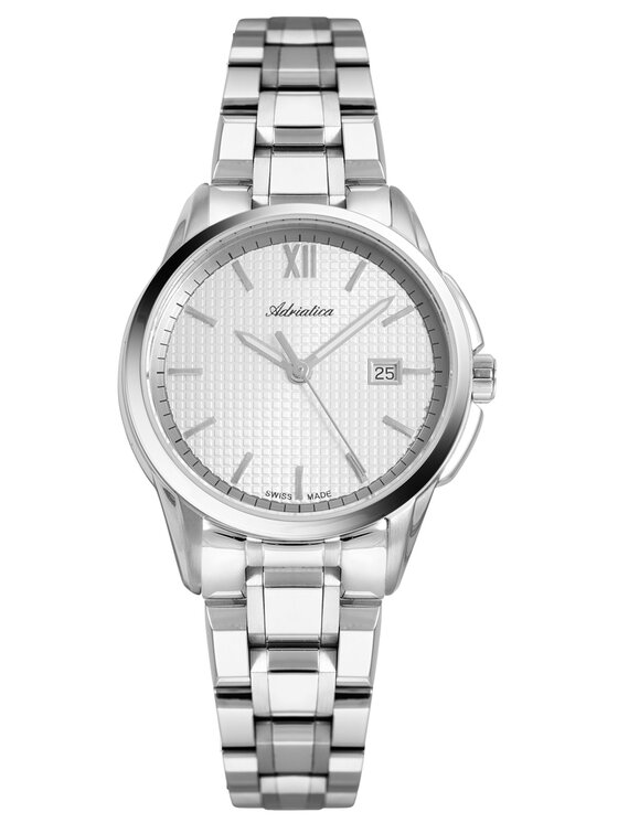 Adriatica Zegarek A3190.5163Q Srebrny | Modivo.pl