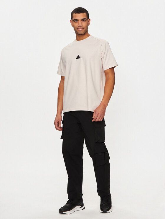 adidas T-Shirt Z.N.E. IR5236 Różowy Loose Fit | Modivo.pl