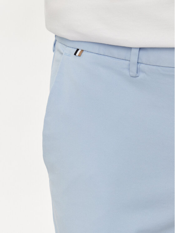 Boss Chinosy Kaito1 50487966 Błękitny Slim Fit | Modivo.pl
