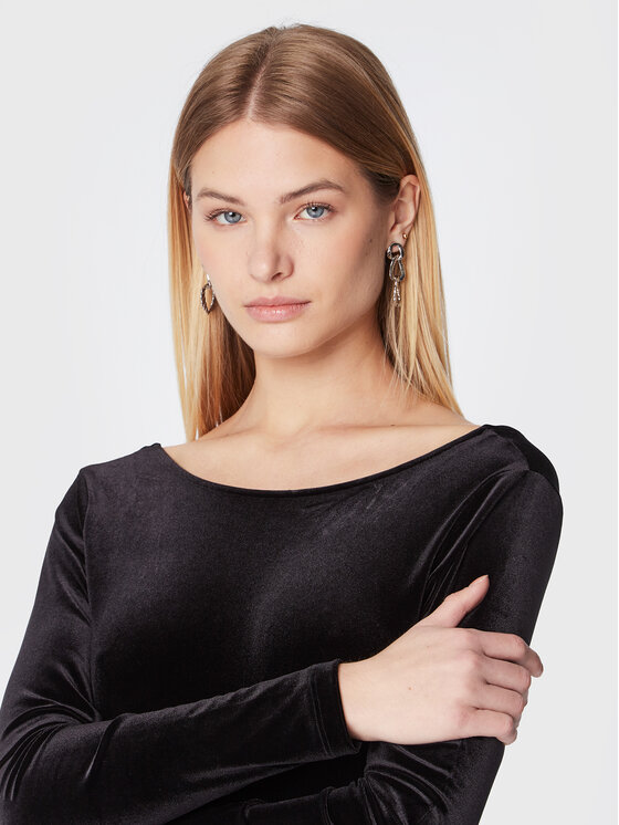 NAF NAF Body Ovelvet THNT54 Černá Regular Fit | Modivo.cz