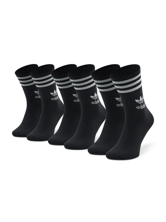 adidas 3er-Set hohe Unisex-Socken Mid Cut Crew GD3576 Schwarz | Modivo.de