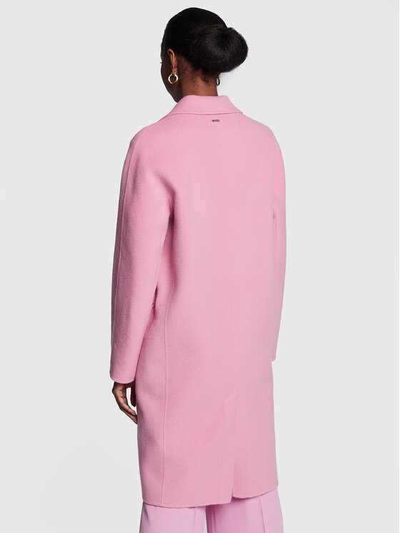 Boss Вовняне пальто Catalla 50461276 Рожевий Regular Fit | Modivo.ua