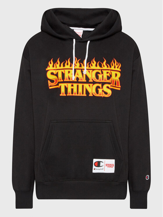 Champion Sweatshirt Unisex STRANGER THINGS 217780 Schwarz Regular Fit ...