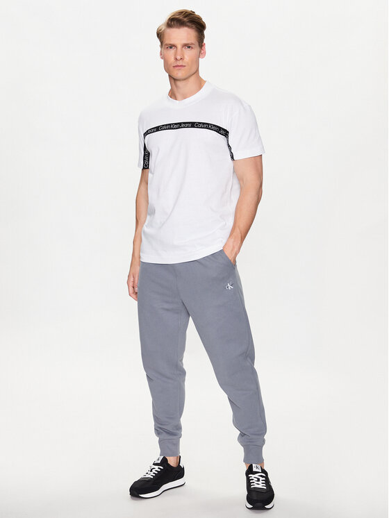 Calvin Klein Jeans Teplákové Kalhoty J30j322484 Šedá Regular Fit