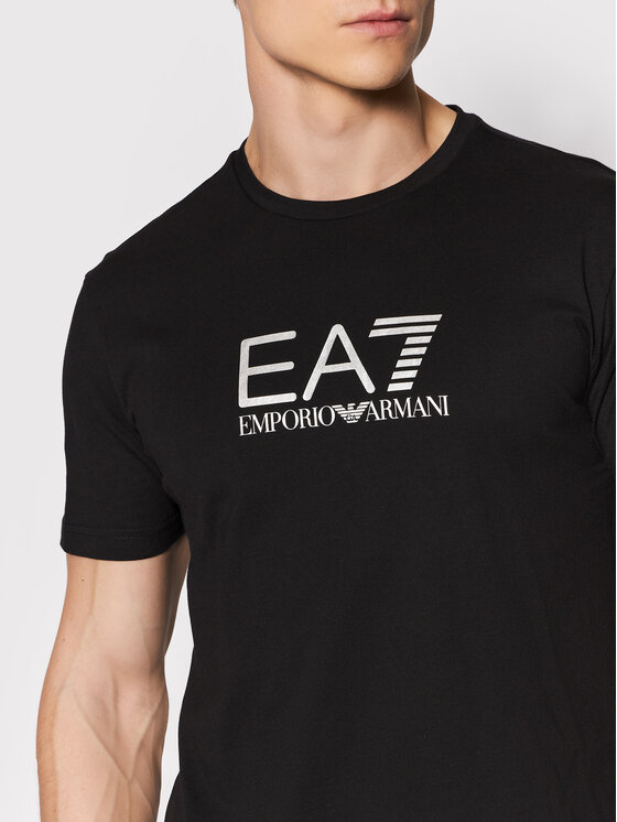 EA7 Emporio Armani T-Shirt 3LPT39 PJ02Z 1200 Schwarz Regular Fit | Modivo.de
