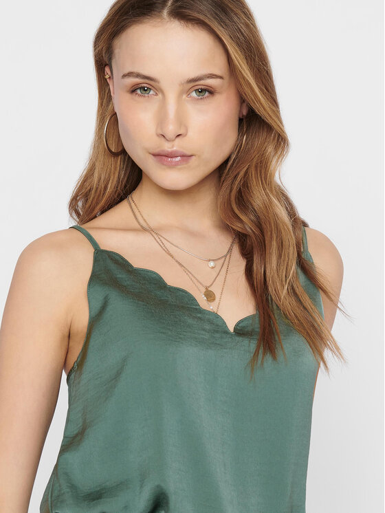 ONLY Top Debbie 15176550 Verde Regular Fit | Modivo.ro