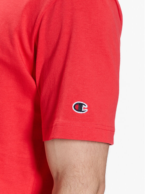 Champion T-Shirt 218490 Červená Regular Fit | Modivo.cz
