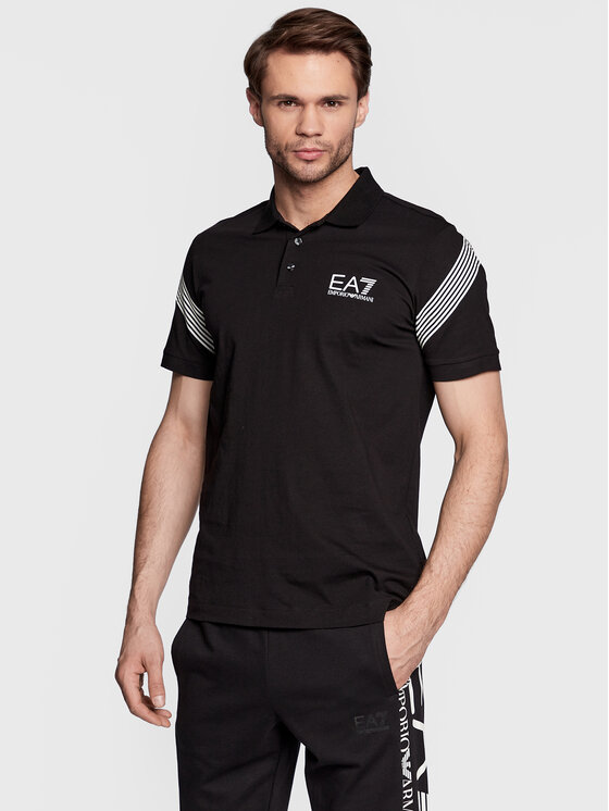 EA7 Emporio Armani Poloshirt 6LPF06 PJ3BZ 1200 Schwarz Regular Fit ...