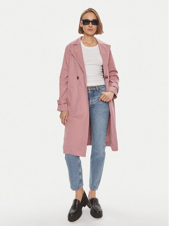 Vero Moda Trench Lou 10257581 Roz Regular Fit | Modivo.ro