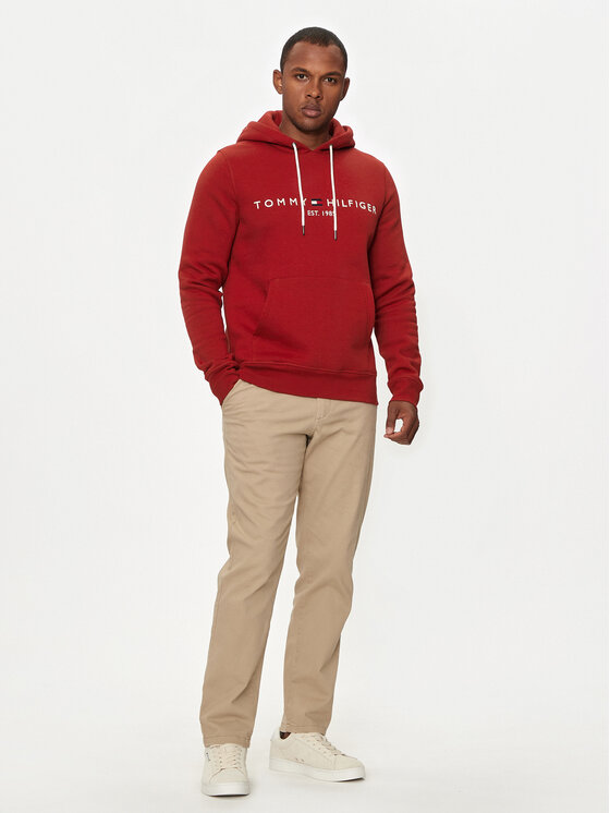 Tommy Hilfiger Jopa Logo MW0MW11599 Rdeča Regular Fit | Modivo.si