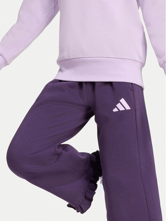 adidas Dres Fleece JX0201 Fioletowy Regular Fit | Modivo.pl