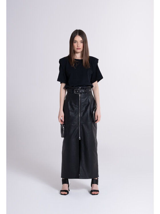 Eva Minge x Mimika Spódnica skórzana EVA MINGE X MIMIKA PALOMA MAXI ...