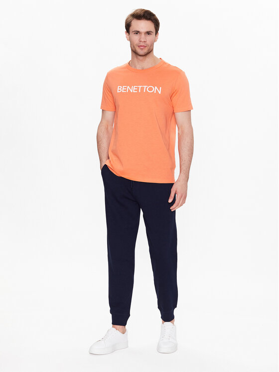 United Colors Of Benetton T-Shirt 3I1XU100A Πορτοκαλί Regular Fit ...