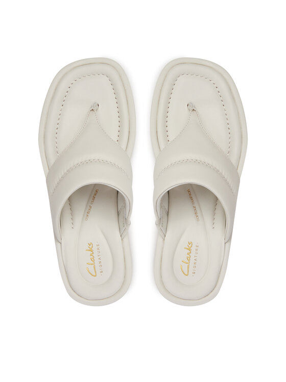 Clarks Žabky Alda Walk 26176262 Bílá | Modivo.cz