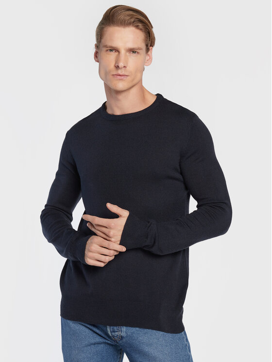 Brave Soul Pullover MK-279PARSEC5 Dunkelblau Regular Fit | Modivo.de
