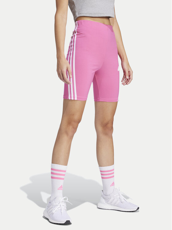 adidas Pantaloni scurți ciclism Future Icons 3-Stripes IS3630 Roz Slim ...