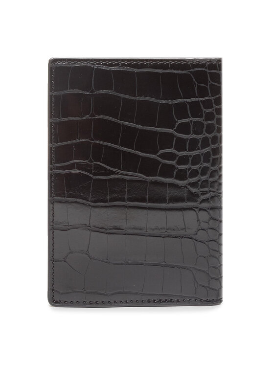 Tommy Hilfiger Dokumentenetui Giftpack Passport Holder AW0AW08888 Schwarz Modivo
