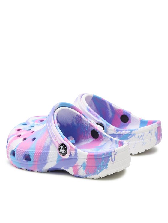 Crocs Pantoletten Classic Marbled Clog K 207464 Bunt | Modivo.de