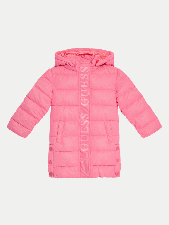 Guess Geacă din puf K4BL03 WGIW0 Roz Regular Fit | Modivo.ro