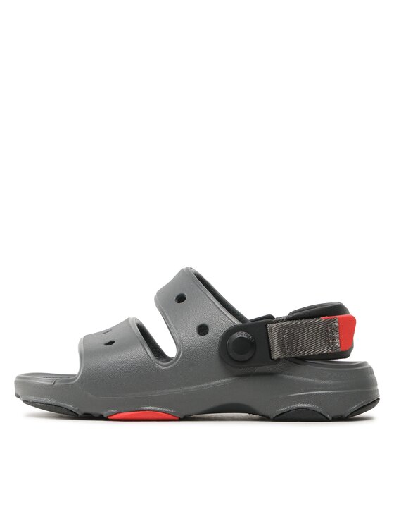 Crocs Sandały Classic All-Terrain Sandal Kids 207707 Szary | Modivo.pl