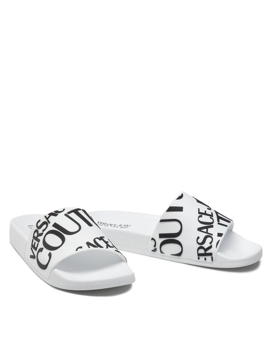 Versace Jeans Couture Șlapi 72YA3SQ1 Alb | Modivo.ro