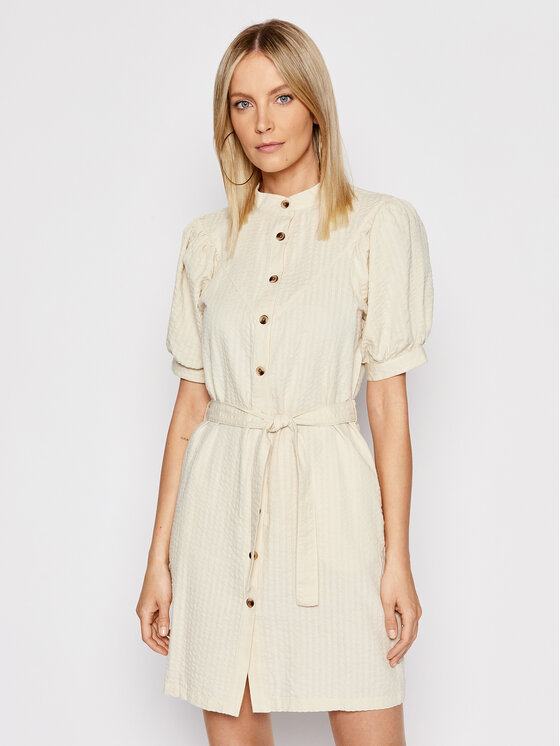 Vila Robe de jour Baline 14074978 Beige Regular Fit | Modivo.fr