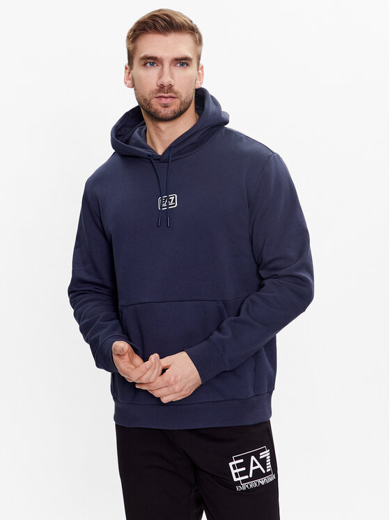 EA7 Emporio Armani Bluza 3RPM96 PJ07Z 1554 Granatowy Regular Fit | Modivo.pl