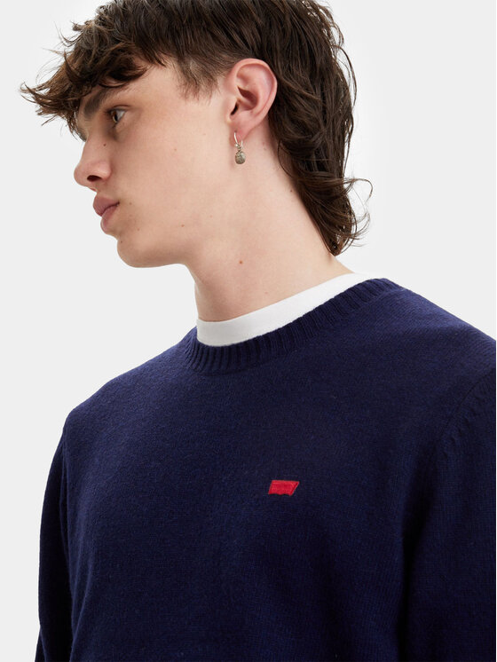 Levi's® Sweter Original Housemark A4320-0001 Granatowy Standard Fit ...