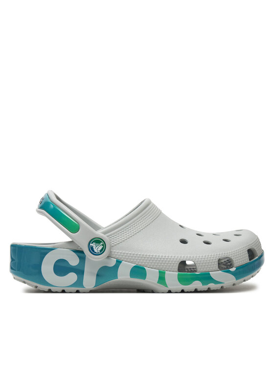 Crocs Pantoletten Classic Reflector Clog 210732 Grau | Modivo.de
