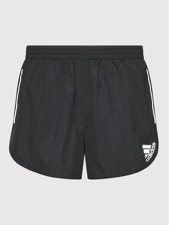 adidas Sportshorts Own The Run Split H58594 Schwarz Regular Fit | Modivo.de