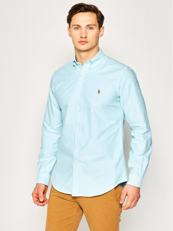 Polo Ralph Lauren Πουκάμισο Classics 710784298 Μπλε Custom Fit | Modivo.gr
