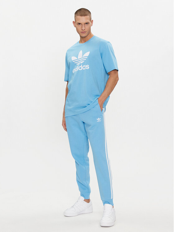 adidas T-shirt adicolor Trefoil IR7980 Blu Regular Fit | Modivo.it