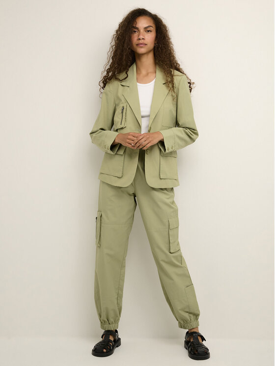 Karen by Simonsen Sako Henley 10104315 Zelená Regular Fit | Modivo.cz