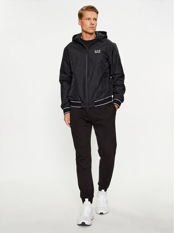 EA7 Emporio Armani Bomber jakna 6RPB08 PN27Z 1200 Črna Regular Fit | Modivo.si