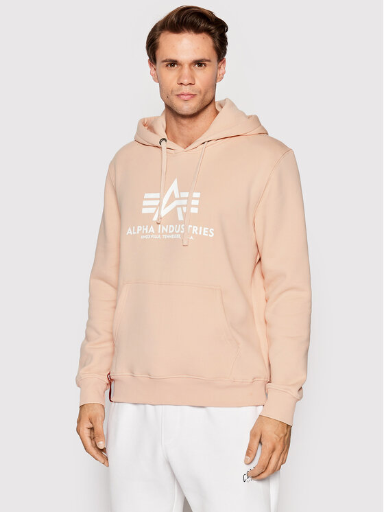 Alpha Industries Mikina Basic 178312 Ružová Regular Fit | Modivo.sk