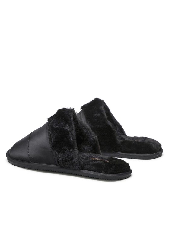 Polo Ralph Lauren Παντόφλες Σπιτιού Kelcie RF103848 Μαύρο | Modivo.gr