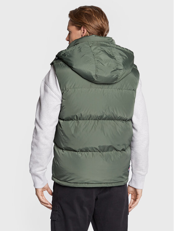 Tommy Jeans Prsluk Alaska Vest DM0DM14447 Zelena Regular Fit | Modivo.hr