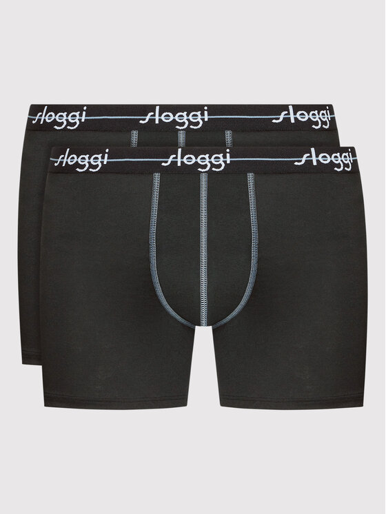 Sloggi Lot de 2 boxers 10206948 Noir | Modivo.fr