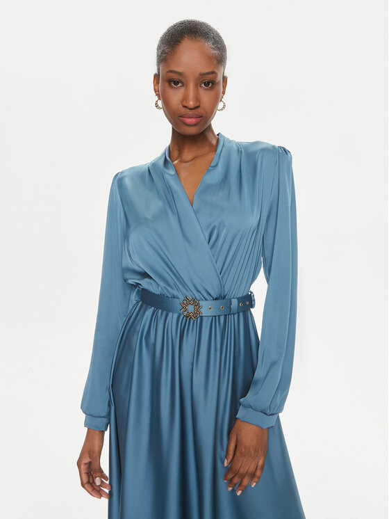 Rinascimento Večernja haljina CFC0117875003 Plava Regular Fit | Modivo.hr