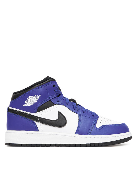 Nike Sneakersy Air Jordan 1 Mid (GS) DQ8423 402 Niebieski | Modivo.pl
