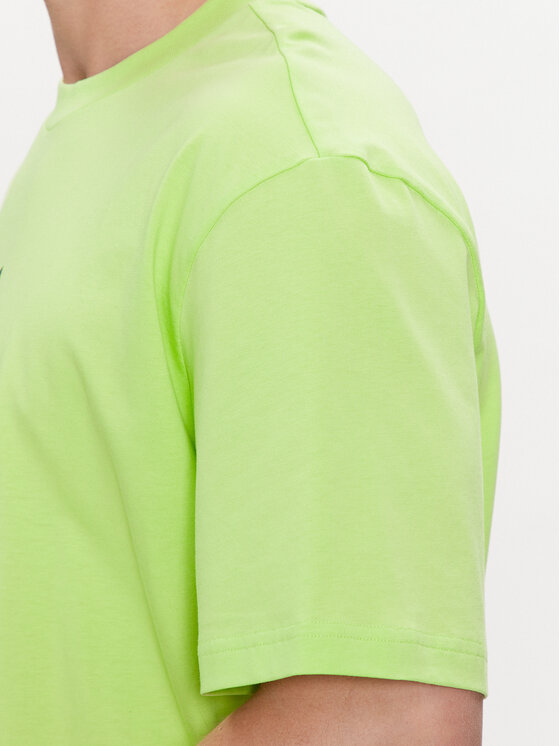 adidas T-Shirt IN1627 Zielony Loose Fit | Modivo.pl