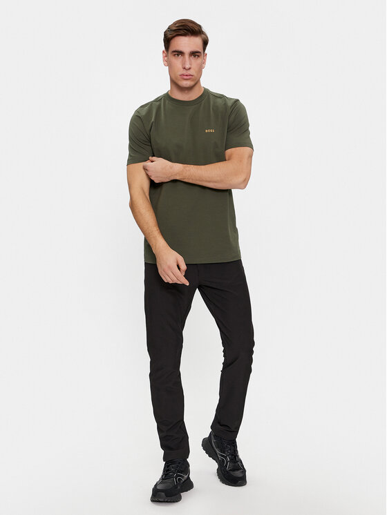 Boss Тишърт Tee 50506373 Зелен Regular Fit | Modivo.bg