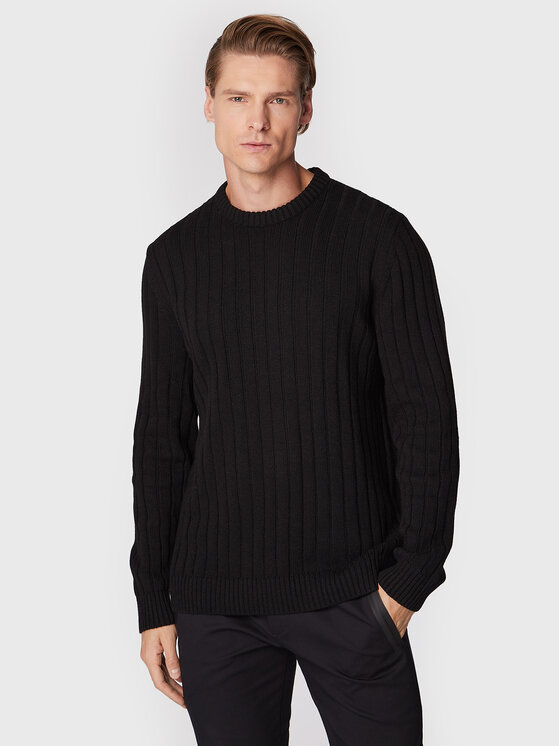 Boss Svetr Laaron 50477360 Černá Regular Fit | Modivo.cz