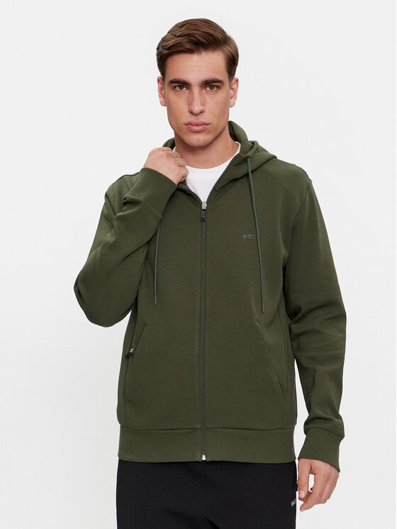 Boss Bluză Saggy 50506161 Verde Regular Fit | Modivo.ro